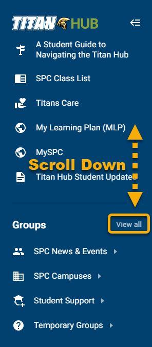 Navigating Titan Hub - Student Guide – Student Support