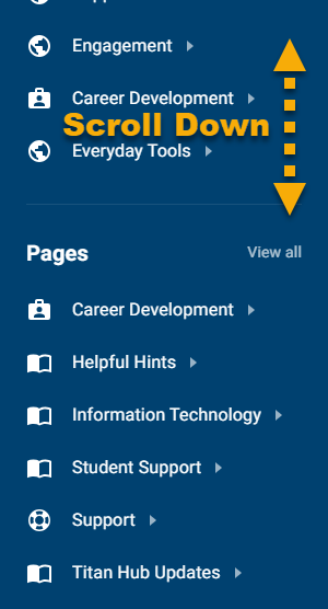 Navigating Titan Hub - Student Guide – Student Support